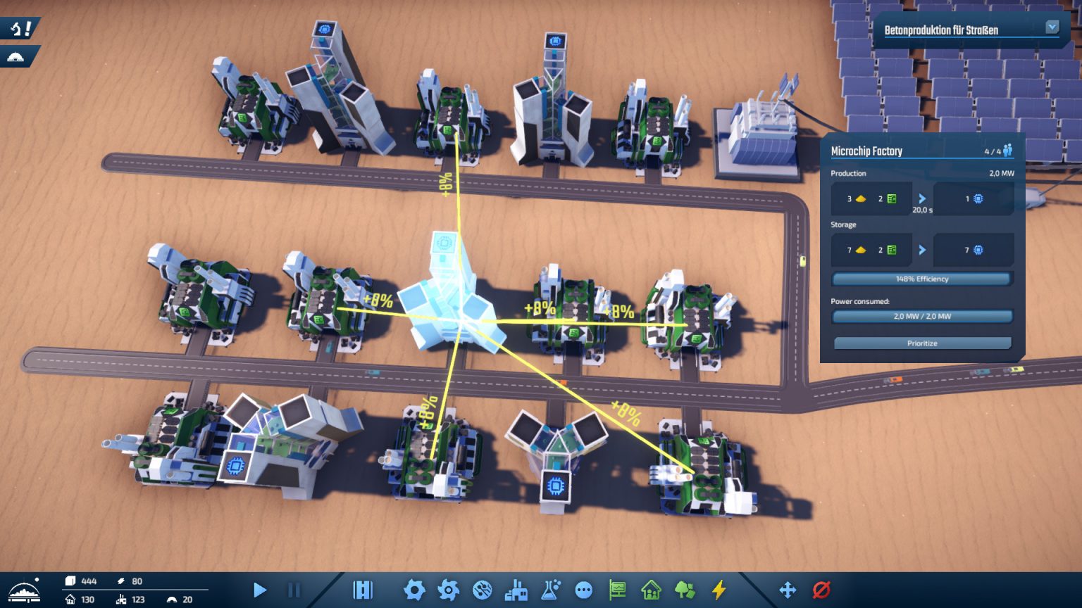 InfraSpace: в игре будет система бонусов от застройки